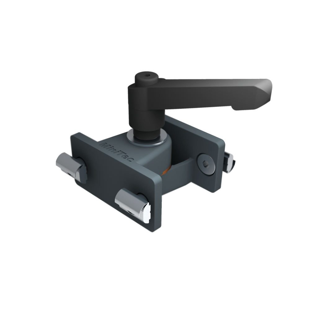 ANGLE BRACKET 30 F WITH CLAMPING LEVER | Minitec