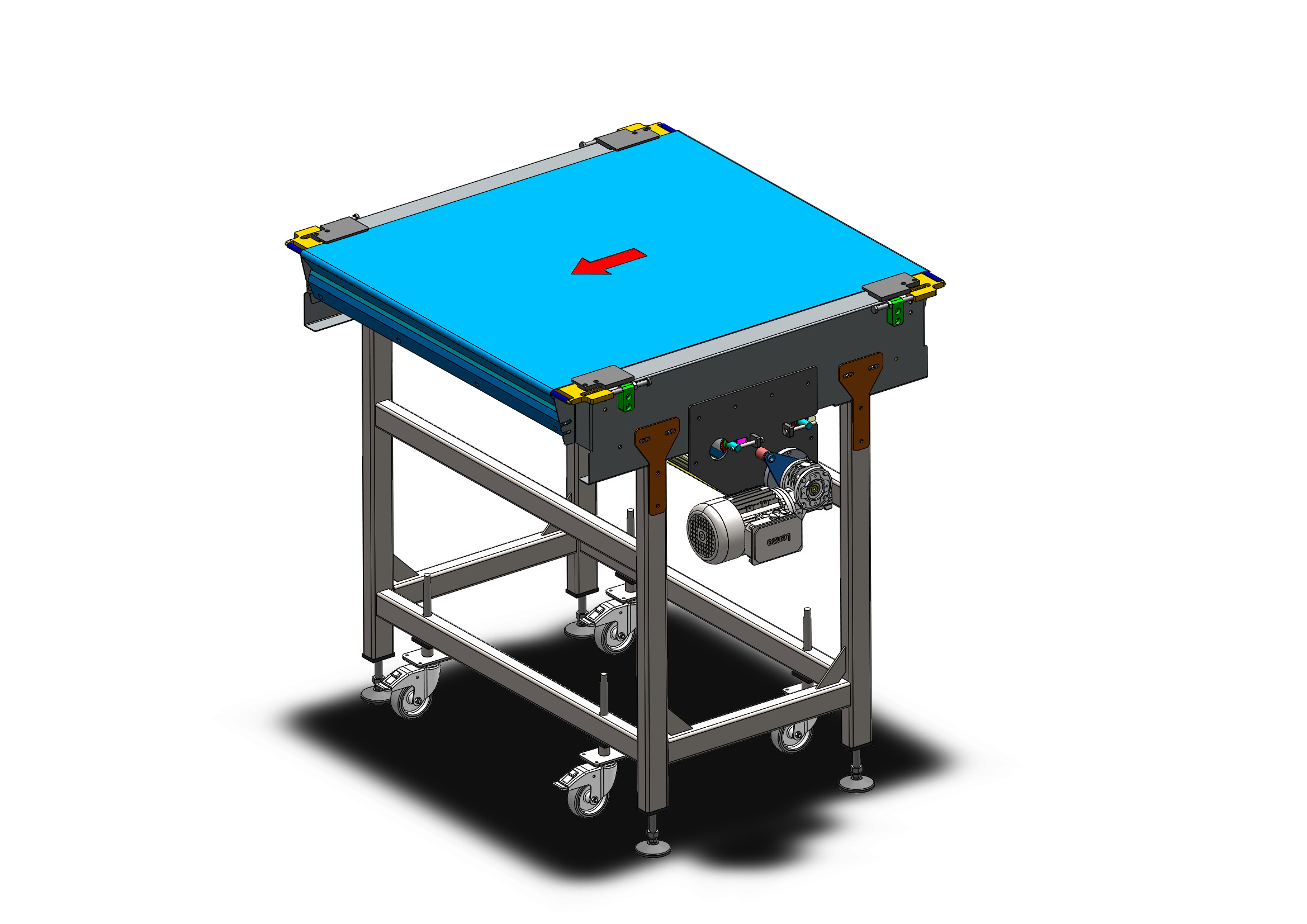 STAINLESS STEEL BELT CONVEYOR FOR FOOD INDUSTRY | Minitec